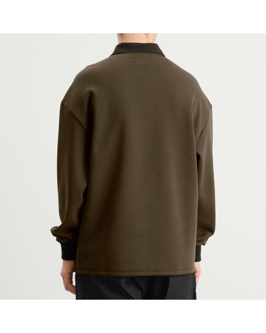 Amiri Ma Oversized Long Sleeve Polo in Green for Men | Lyst UK