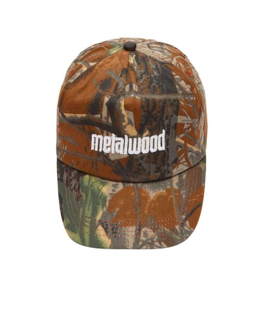 METALWOOD STUDIO Metal Logo Cap in Brown for Men | Lyst UK