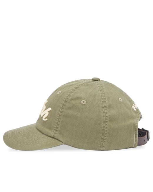 Polo Ralph Lauren Authentic Herringbone Baseball Cap in Green for Men | Lyst UK