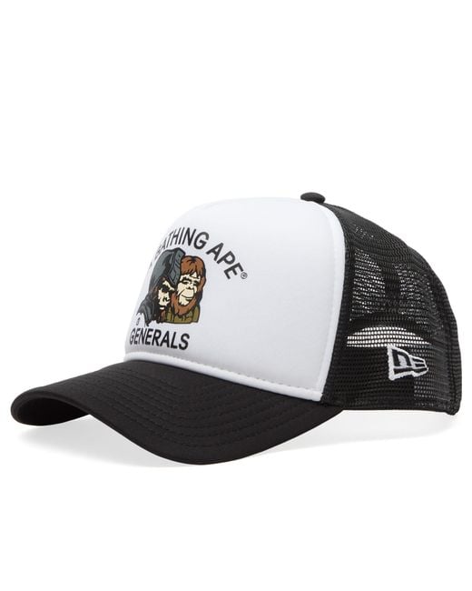 A Bathing Ape New Era 9Forty Generals Cap in Black for Men | Lyst UK