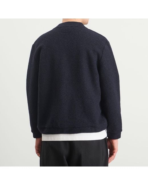 Universal Works Presented By End. Wool Fleece Adv Cardigan in Blue for ...