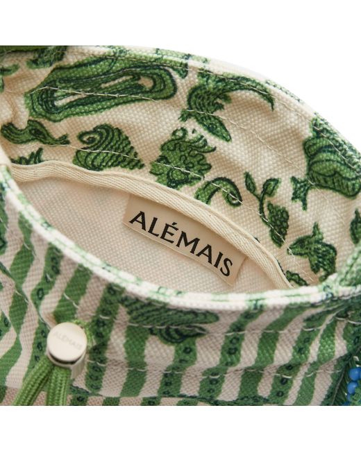 ALÉMAIS Lula Crossbody Pouch Bag in Green | Lyst