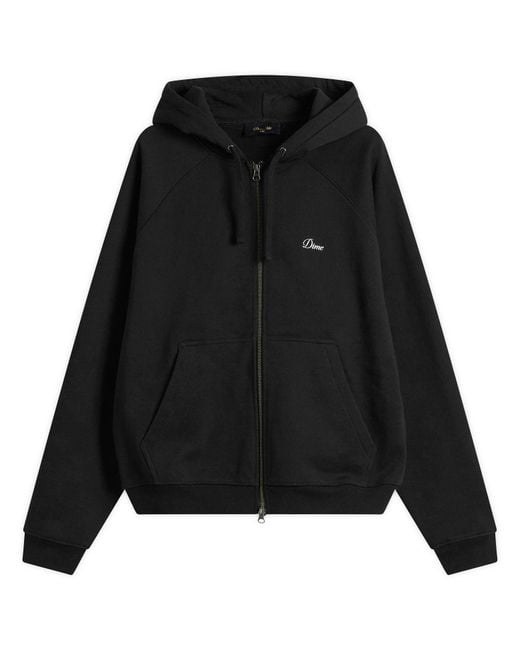 Dime Cursive Logo Zip Hoodie in Black for Men | Lyst UK