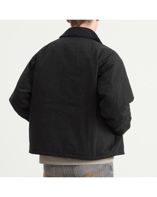 Barbour Padded Transport Jacket in Black for Men | Lyst UK