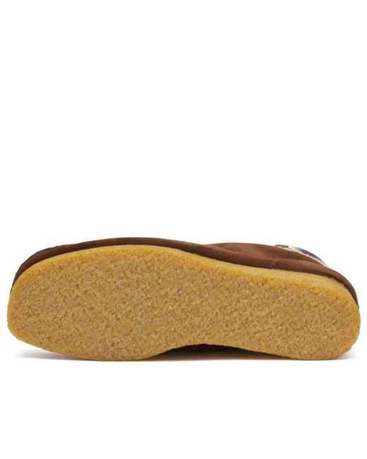 Clarks Wallabee Boot Snake Combi in Brown for Men | Lyst
