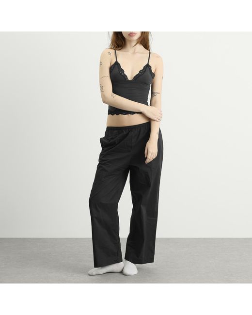 Skims Fits Everybody Lace Triangle Cami Top in Black | Lyst Canada