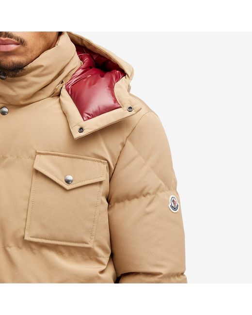 Moncler Fornas Micro Cotton Jacket in Natural for Men | Lyst