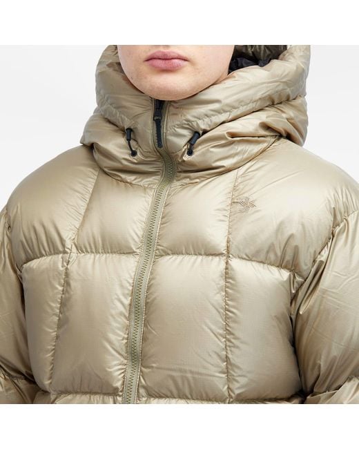 Goldwin Pertex Quantum Down Parka Jacket in Natural for Men | Lyst