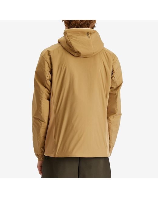 Arc'teryx Atom Hooded Jacket in Brown for Men | Lyst UK