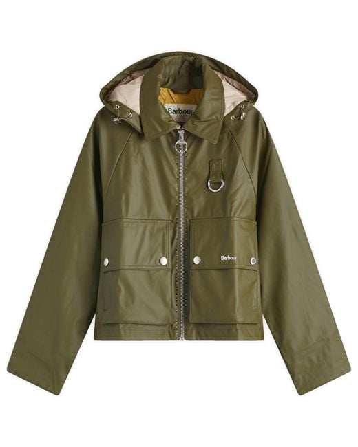 Barbour June Showerproof Jacket in Green | Lyst