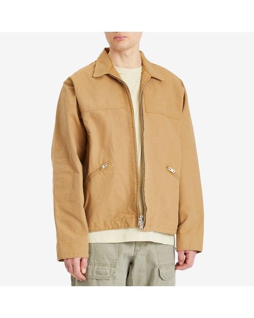 The North Face Cedar Canvas Work Jacket in Natural for Men | Lyst