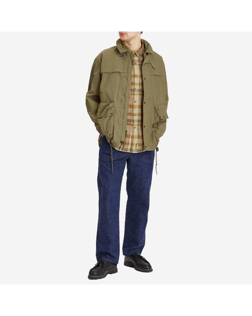 Barbour Heritage+ Modified Durham Showerproof Jacket in Green for Men ...