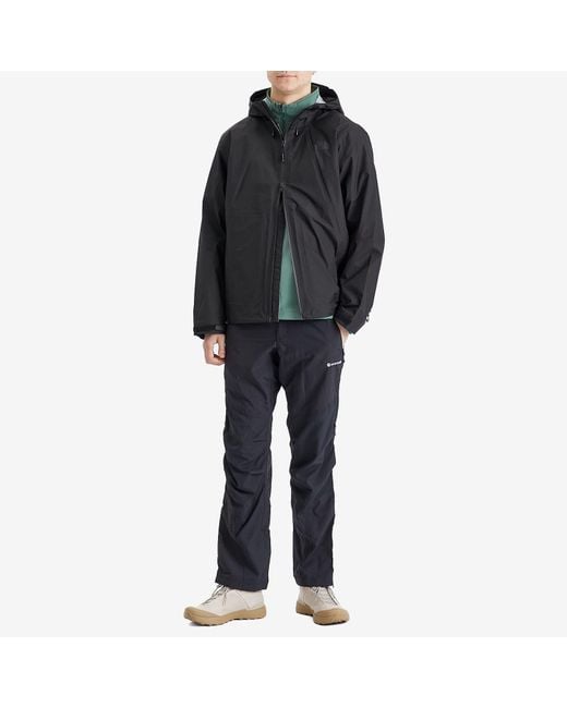 The North Face Packable Lightweight Rain Jacket in Black for Men | Lyst