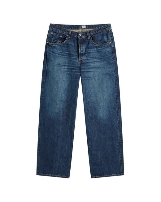 Edwin Denim Wide Pants in Blue for Men | Lyst