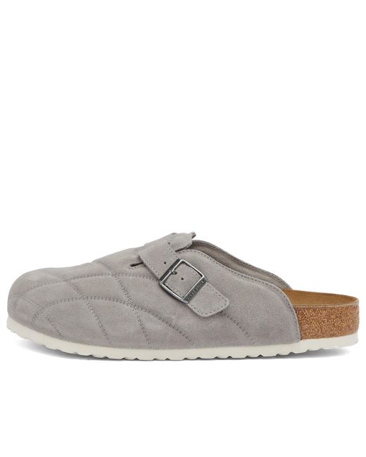 Birkenstock Boston Quilted Clog in Gray for Men | Lyst