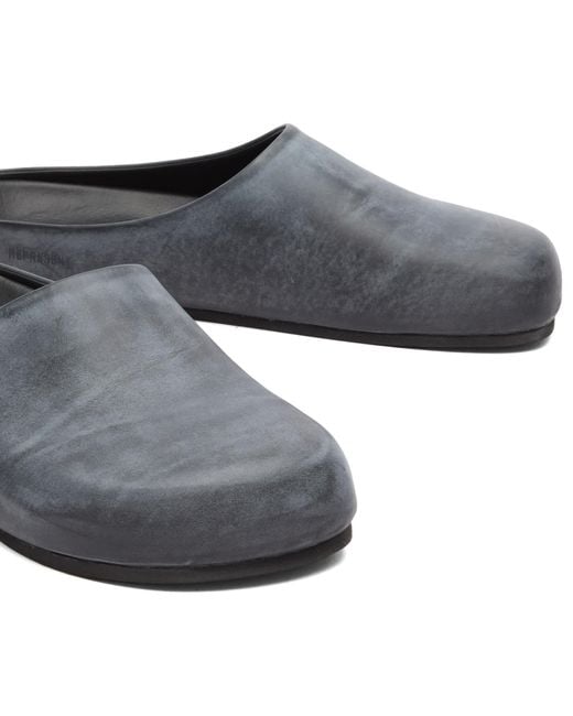 Represent Leather Mule in Grey for Men | Lyst Canada