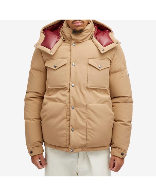 Moncler Fornas Micro Cotton Jacket in Natural for Men | Lyst