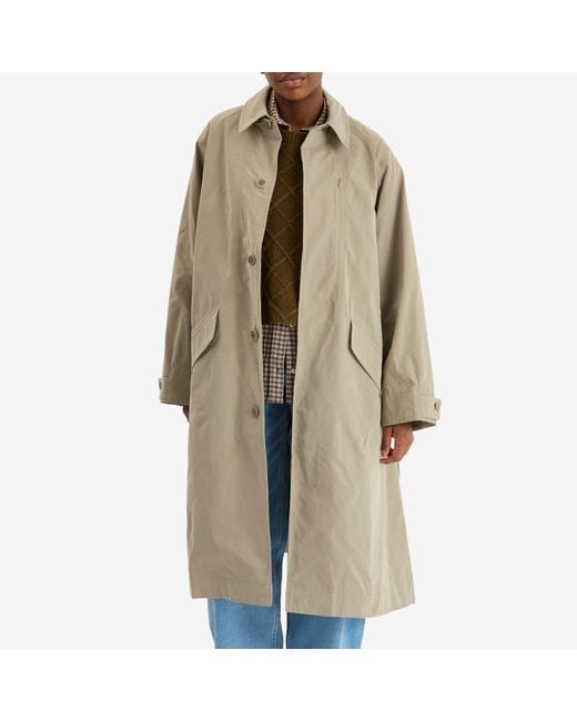 YMC Tyrell Trench Coat in Natural | Lyst
