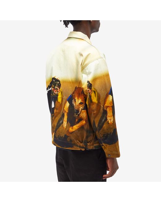 Flagstuff X Blur Parklife Work Jacket in Orange for Men | Lyst