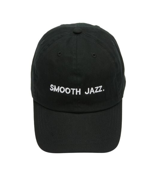 Easy Listening Smooth Jazz Embroidered Cap in Black | Lyst UK