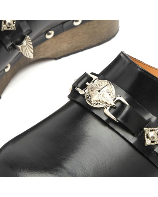 Toga Studded Clog in Black | Lyst