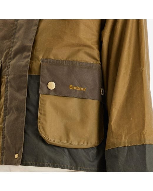 Barbour Alma Wax Jacket in Green | Lyst