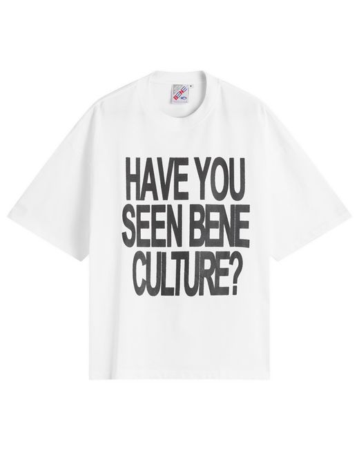 Bene Culture Have You Seen T-Shirt in White | Lyst UK