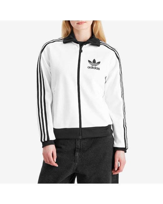 adidas Beckenbauer Track Top in Black | Lyst UK