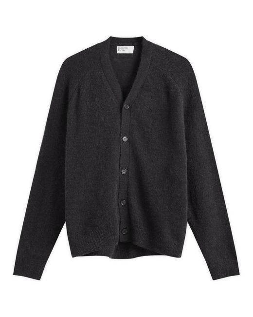 Universal Works Alpaca David Cardigan in Black for Men | Lyst UK