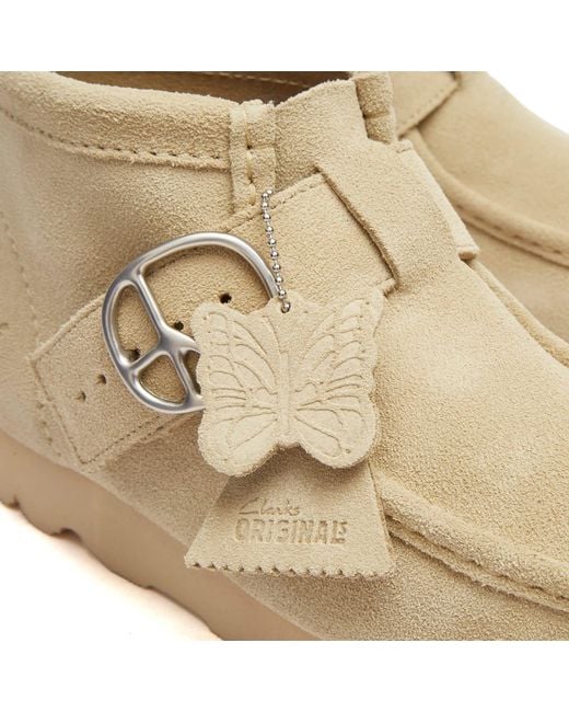 Clarks X Needles Wallabee Strap Boot in Natural for Men | Lyst UK
