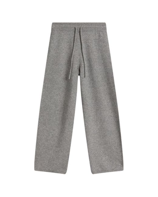 NOTHING WRITTEN Casta Knit Pants in Grey | Lyst UK