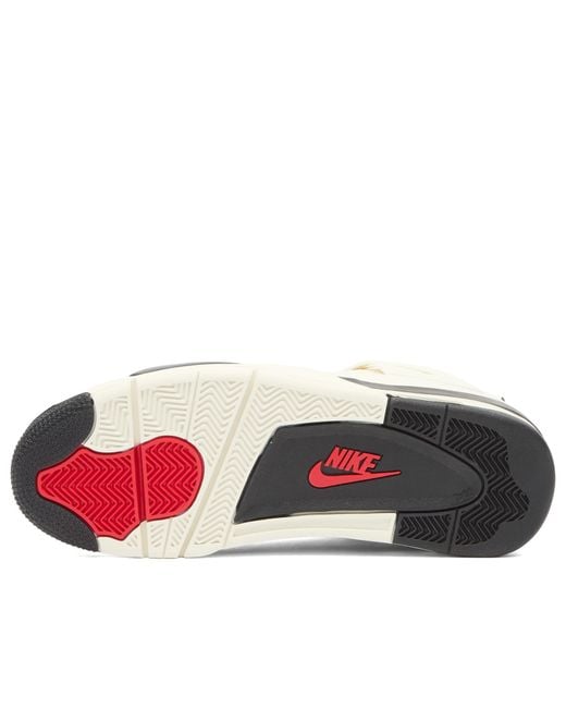 Nike 4 Retro Og Fc Sneaker in White for Men | Lyst UK