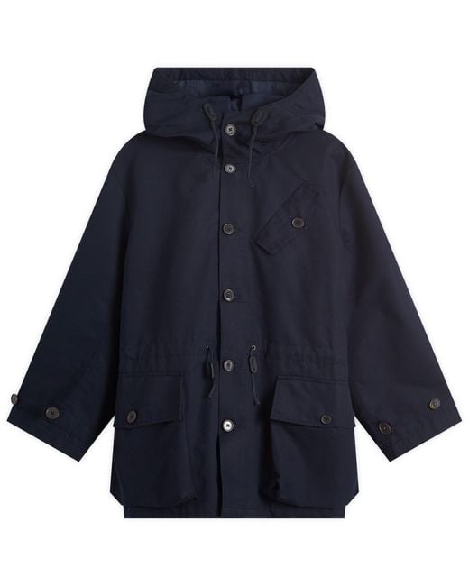 Universal Works Boston Parka Jacket in Blue for Men | Lyst