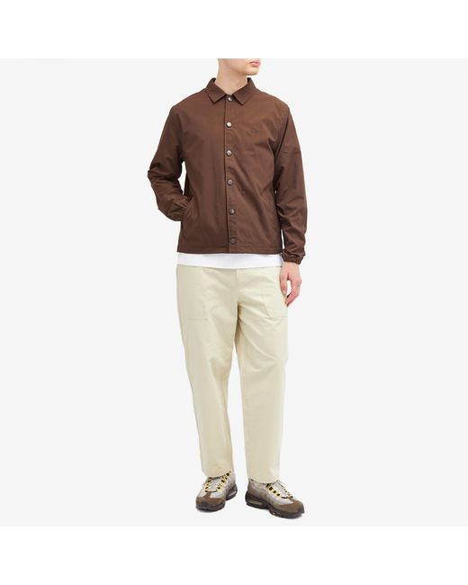 Dime Cursive Coach Jacket in Brown for Men | Lyst