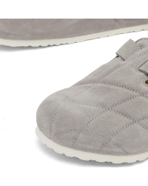Birkenstock Boston Quilted Clog in Gray for Men | Lyst