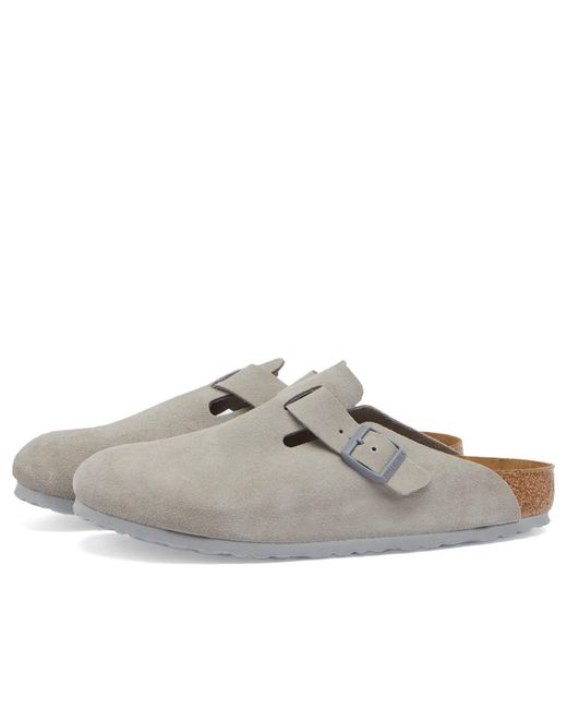 Birkenstock Boston Clog in Gray for Men | Lyst