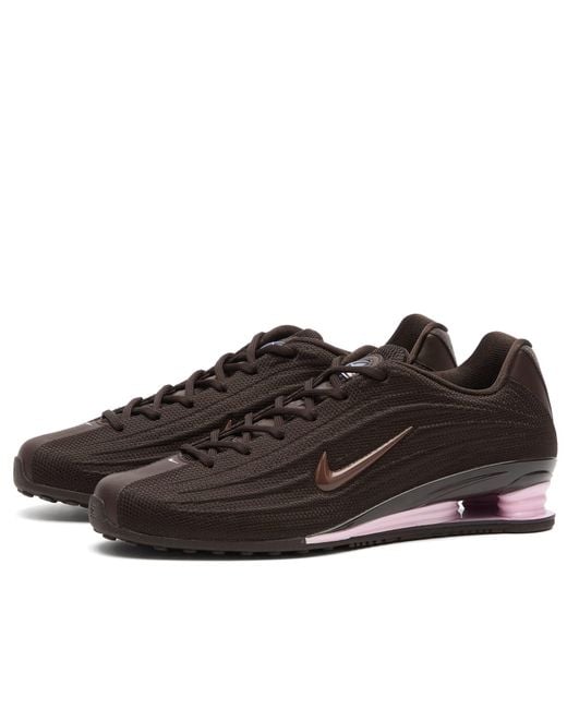 Nike Shox Z W Sneaker in Brown | Lyst UK