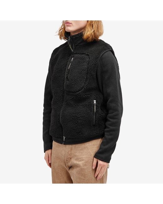 Pendleton Stand Vest in Black for Men | Lyst