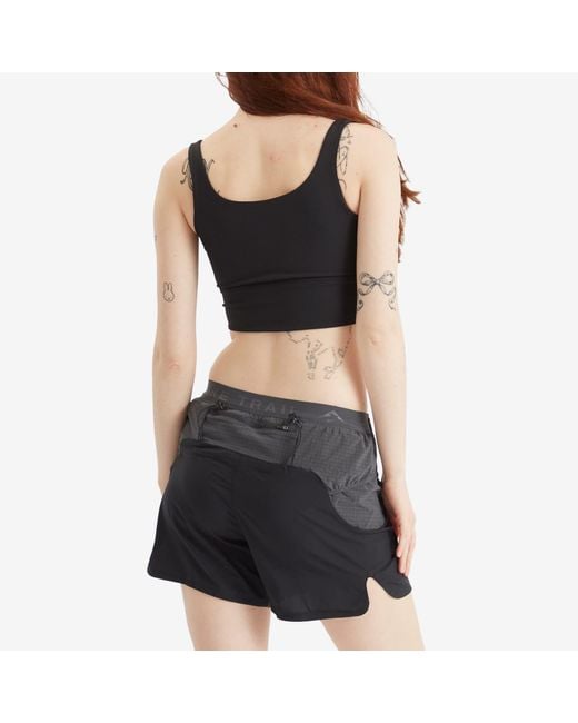 Nike Zenvy Wide Rib Bra in Black | Lyst