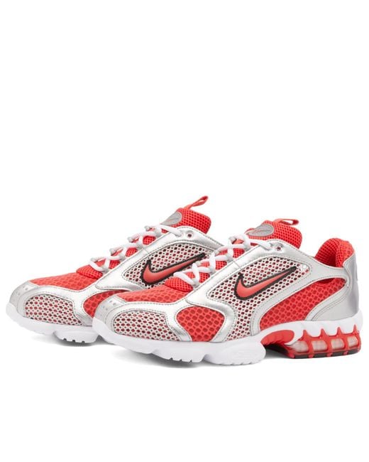 Nike Air Zoom Spiridon Cage 2 Sneaker in Red for Men | Lyst