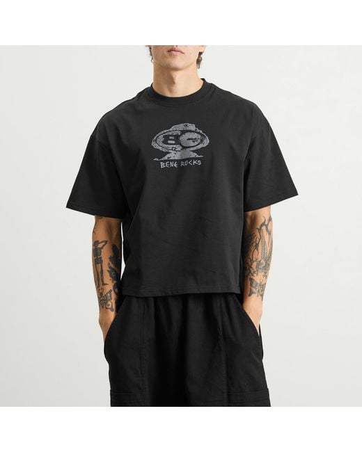 Bene Culture Bene Rocks T-Shirt in Black for Men | Lyst UK