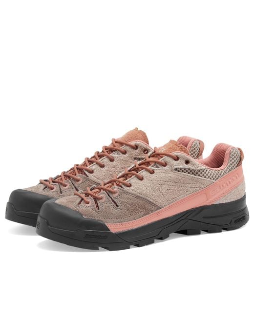 Salomon X-Alp Suede Sneaker in Pink for Men | Lyst