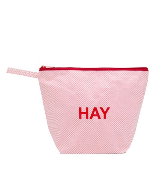 Hay Candy Mono Wash Bag in Pink | Lyst
