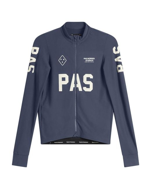 Pas Normal Studios Pas Mechanism Long Sleeve Jersey in Blue for Men | Lyst