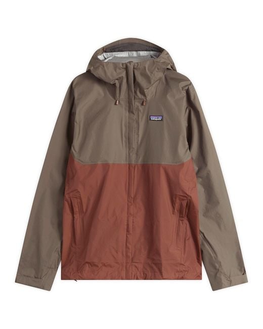 Patagonia Torrentshell 3L Rain Jacket in Brown for Men | Lyst UK