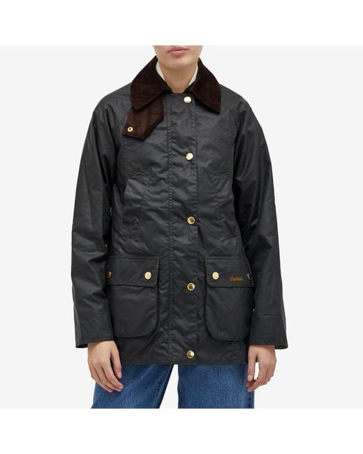 Barbour Modern Beadnell Wax in Black | Lyst