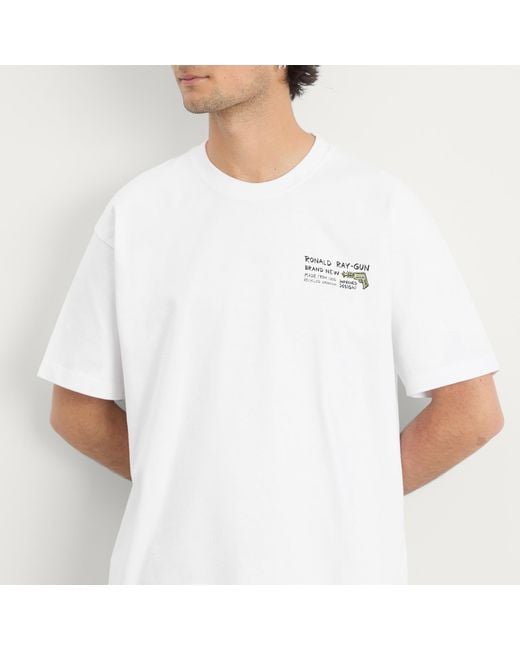 POLAR SKATE Ray Gun T-Shirt in White for Men | Lyst UK