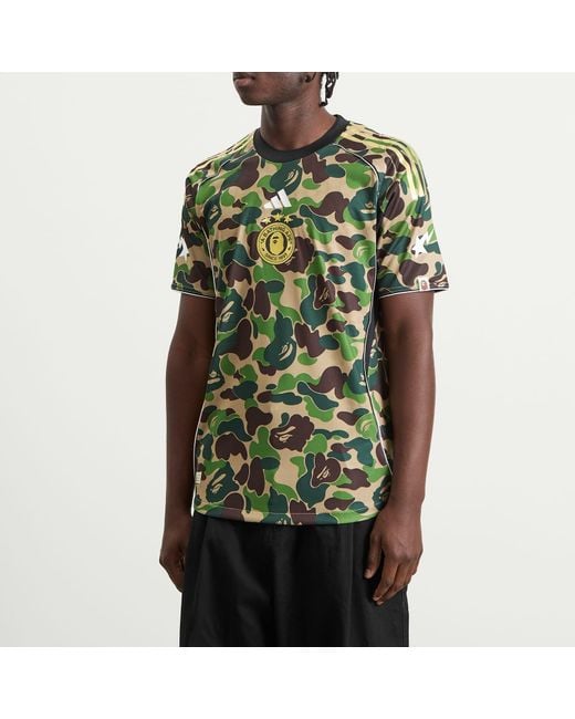 adidas X Bape Jersey in Green for Men | Lyst UK