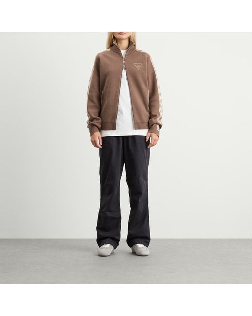 PUMA X Represent T7 Knit Jacket in Brown | Lyst