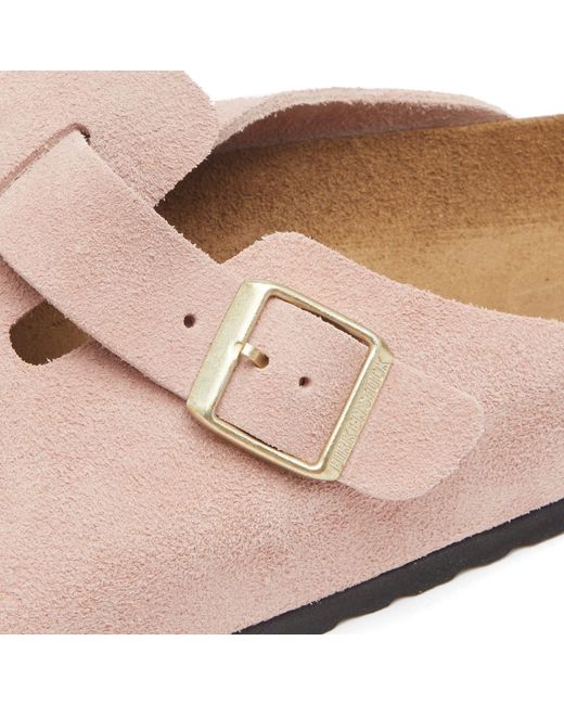 Birkenstock Boston Clog in Pink | Lyst